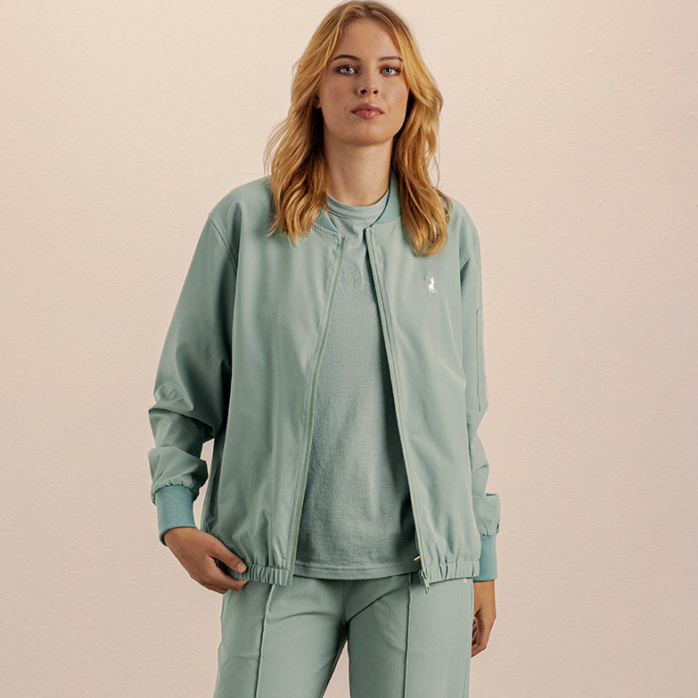 Polo Ava Jacket - Teal |ThirdBaseUrban