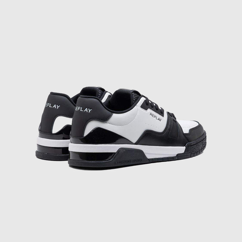 Replay Astro Low Sneaker - Black/ White |ThirdBaseUrban