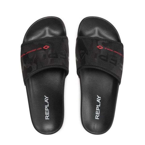 Replay Up Bic Slides - Black |ThirdBaseUrban